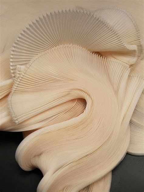 Beige Pleated Organza Fabric Plisse Fabric Accordion Crimping Wrinkle