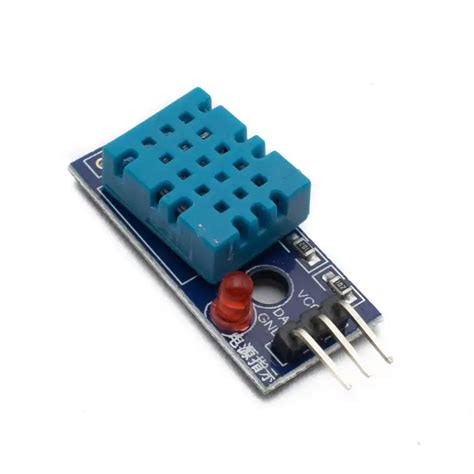 Dht11 Module With Led Temperature And Humidity Sensor