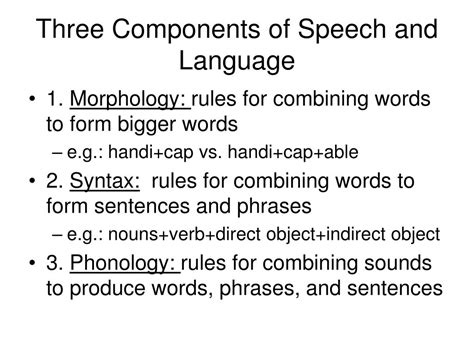 PPT Speech And Language PowerPoint Presentation Free Download ID