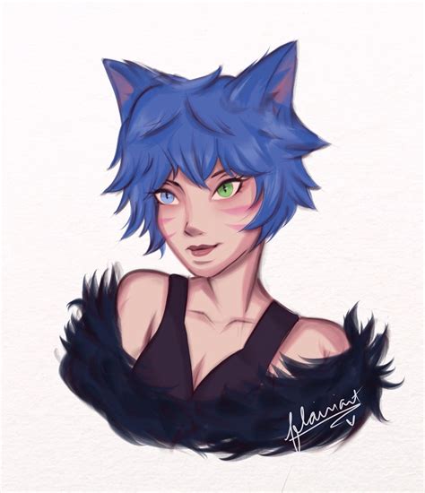Meow By Flairiart On Deviantart