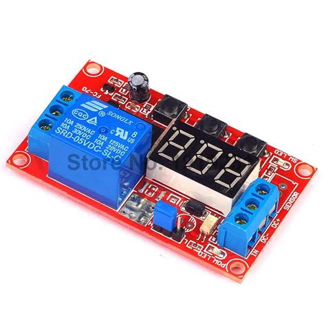 PCS DC V Channel Digital Display Trigger Cycle Time Delay Relay Module Board Hot New In