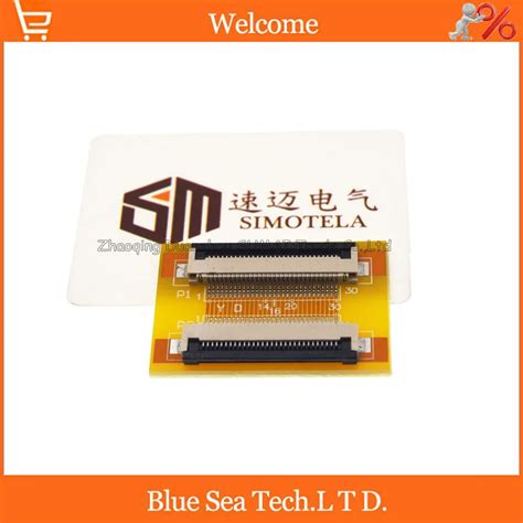 Pin Mm FPC FFC PCB Connector Socket Adapter Board P Flat Cable Extend For LCD Screen
