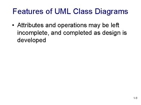 Topic 5 Introduction To Uml Diagrams 1 Objectives