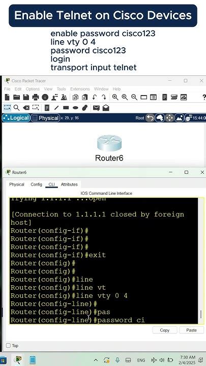 🚀 Configure Telnet On Cisco Devices Step By Step Guide 🔧 Cisco Networking Telnet
