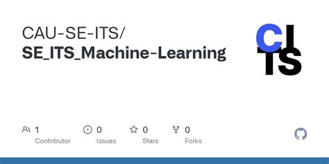 Github Cau Se Itsseitsmachine Learning