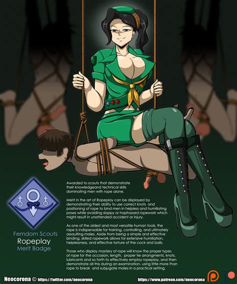 Femdom Scout Badges Ropeplay By Neocorona Hentai Foundry