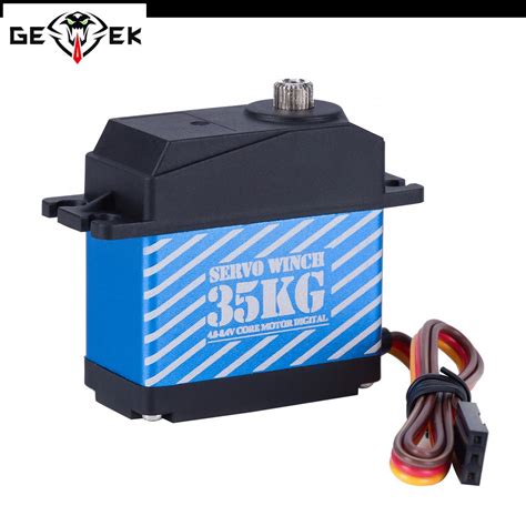 Digital Servo 35kg 360° Large Torque Waterproof Winch Tow Hook For Remote Control Model Vehicles