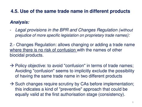4 5 use of the same trade name in different products ppt download