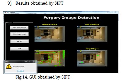 Copy Move Image Forgery Detection Using SIFT Oriental Journal Of Computer Science And Technology