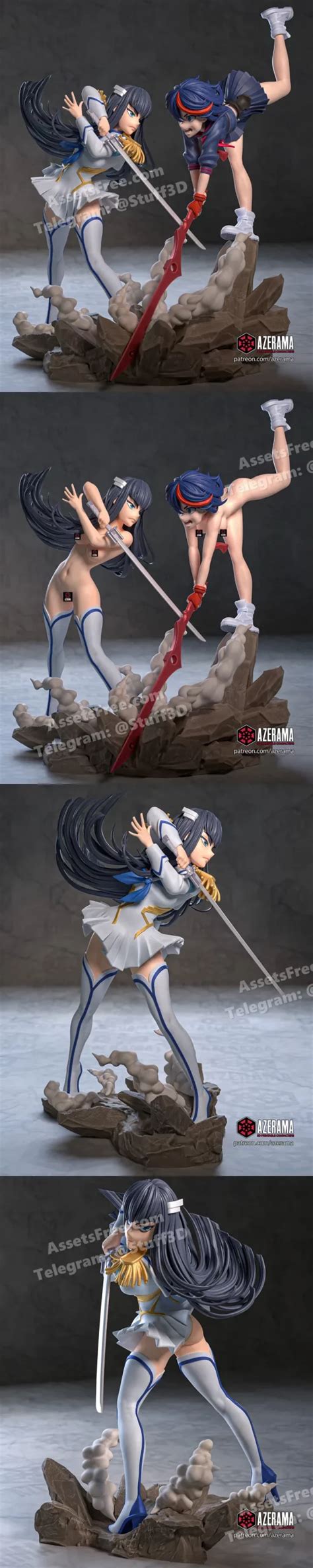Kill La Kill Satsuki Kiryuuin Top3dhub Free High Quality Models