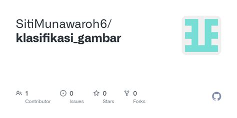 Github Sitimunawaroh6klasifikasigambar