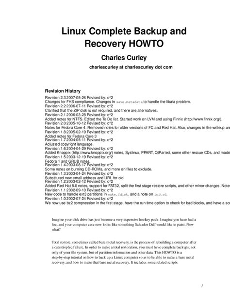 fillable online ftp wayne how to make a local linux backup using the