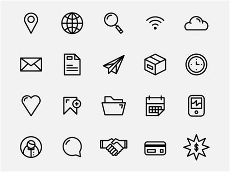 A Collection Of Useful Free Icon Sets