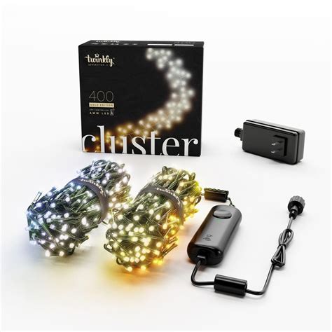 Twinkly Cluster 197ft White Dense String Of 400 Led