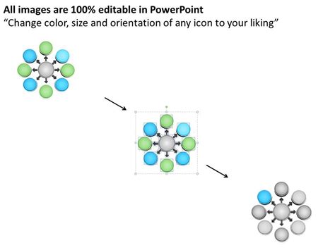 D Diverging Concepts Of Process Analysis Stages Cycle Flow Network PowerPoint Slides