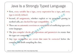 Data Types Variables And Arrays In JAVA PDF Programming Languages Computing