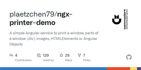 GitHub Plaetzchen79 Ngx Printer Demo A Simple Angular Service To Print A Window Parts Of A