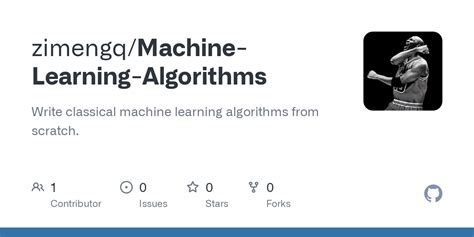 Github Zimengqmachine Learning Algorithms Write Classical Machine