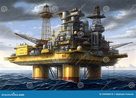 Close Up Industrial Viewa Equipment Of Oil Refining Oil And Gas