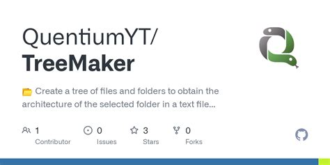 GitHub QuentiumYT TreeMaker Open File Folder Create A Tree Of Files And Folders To Obtain