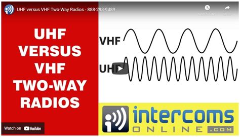 Choosing Uhf Versus Vhf Two Way Radios
