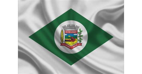 Bandeira Oficial Do Município De Victor Graeff Ecco Bandeiras