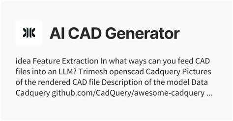 AI CAD Generator