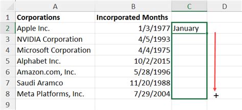 4 Ways To Convert Month Number To Name In Microsoft Excel How To Excel