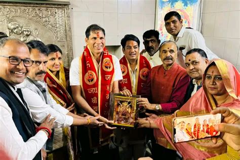 टिकट मिलने के बाद पहली बार चूरू पहुंचे झाझड़िया कहा मेरा भाला दिल्ली