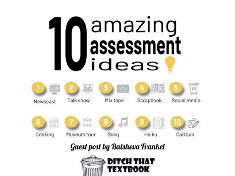 10 Amazing Assessment Ideas Ditch That Textbook