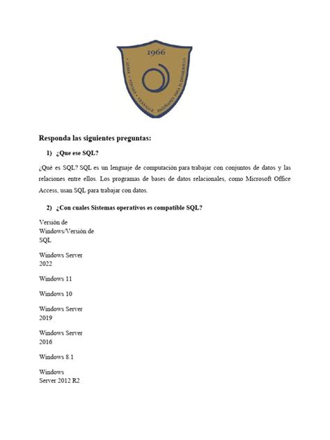 Guia De Aprendizaje Del Cap 4 Pdf Sql Bases De Datos