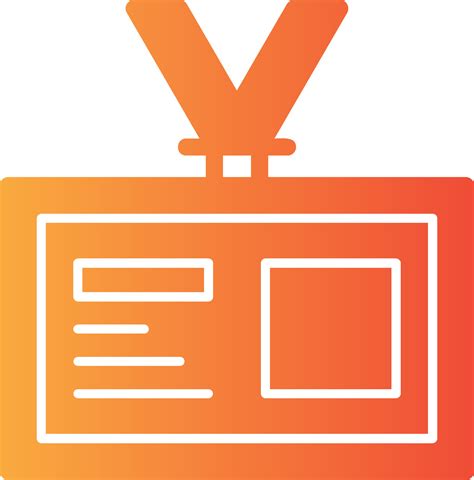 Attendee Badge Solid Multi Gradient Icon 39505630 Vector Art At Vecteezy