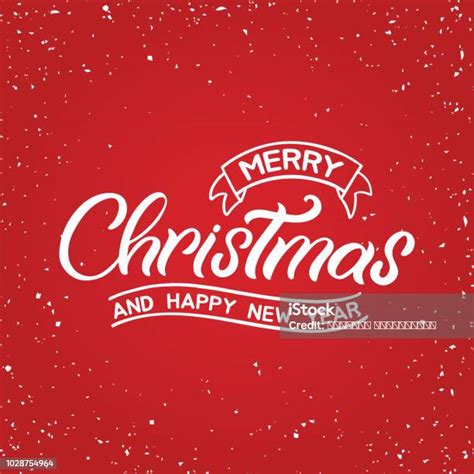 손으로 그린 글자 카드입니다 Chritmas 엽서입니다 비문 메리 크리스마스와 새 해 복 많이 받으세요 완벽 한 디자인 인사말
