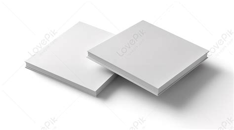 고품질 정사각형 소책자 브로셔 초대장 모형 깨끗한 흰색 배경에 하드 커버와 그림자가 있는 사실적인 3d 렌더링 사실 배경 실적 배경 그림자 배경 이미지 Hd 사실