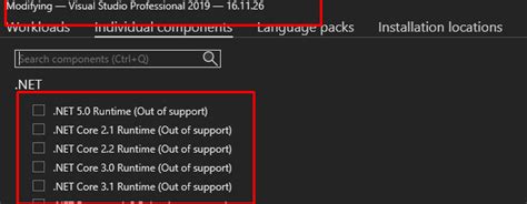 Net Core Template Is Missing Visual Studio 2019 Microsoft Qanda