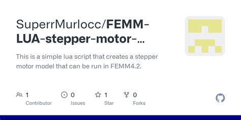 Github Superrmurloccfemm Lua Stepper Motor Model This Is A Simple