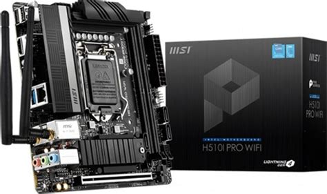 MSI H510I Pro WIFI Intel H510 Chipset Mini-ITX Motherboard, 11th Gen ...