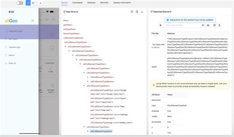 iphone - In Appium inspector, FOr IOS App - not able to inspect ...