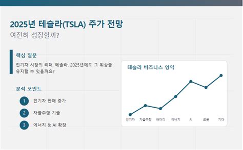 테슬라tsla 주가 전망 여전히 성장할까 머니story