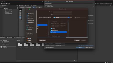 build error unavailable save button questions and answers unity