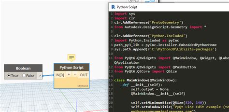 Python Pyqt Developers Dynamo