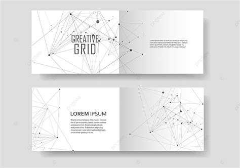 Abstract Polygonal Geometric Shape With Molecule Structure Style Poster Template Download On Pngtree