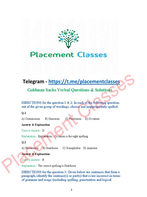 goldman sachs verbal 1 placementclasses pdf typewriter persuasion