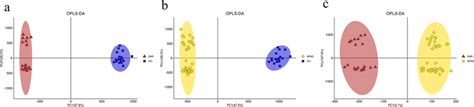 Orthogonal Partial Least Squares Discriminant Analysis Opls Da Score