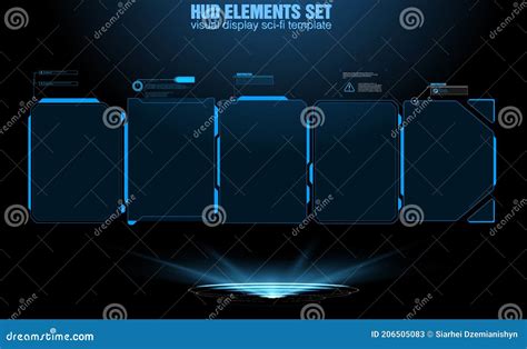 HUD Elements Mega Set Pack Dashboard Display Virtual Reality