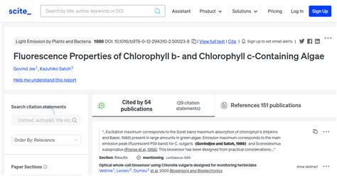 Fluorescence Properties Of Chlorophyll B And Chlorophyll C Containing