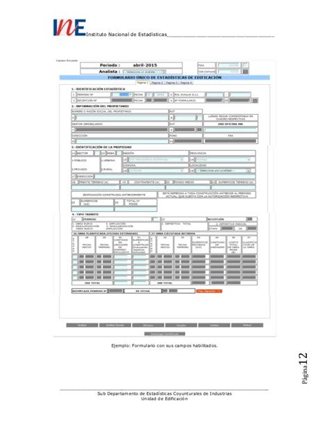 Instructivo Formulario Ine 2019