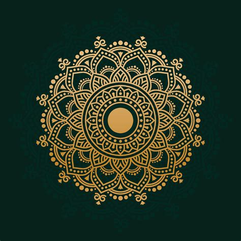 Luxury Golden Ornamental Mandala Background Vector Design. decorative mandala for tattoo, Mehndi ...