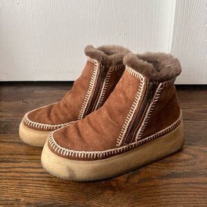 Laidback London Shoes Laidback London Setsu Crochet Platform Boots Poshmark