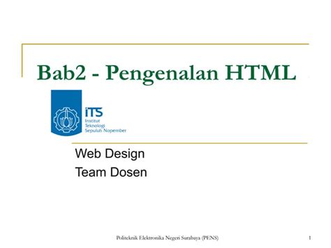 pengenalan html ppt